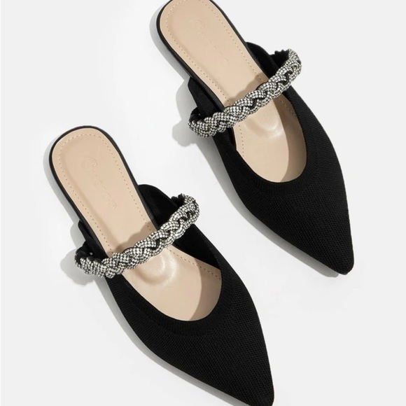 Shoes | New Rhinestone Mary Jane Mule | Poshmark